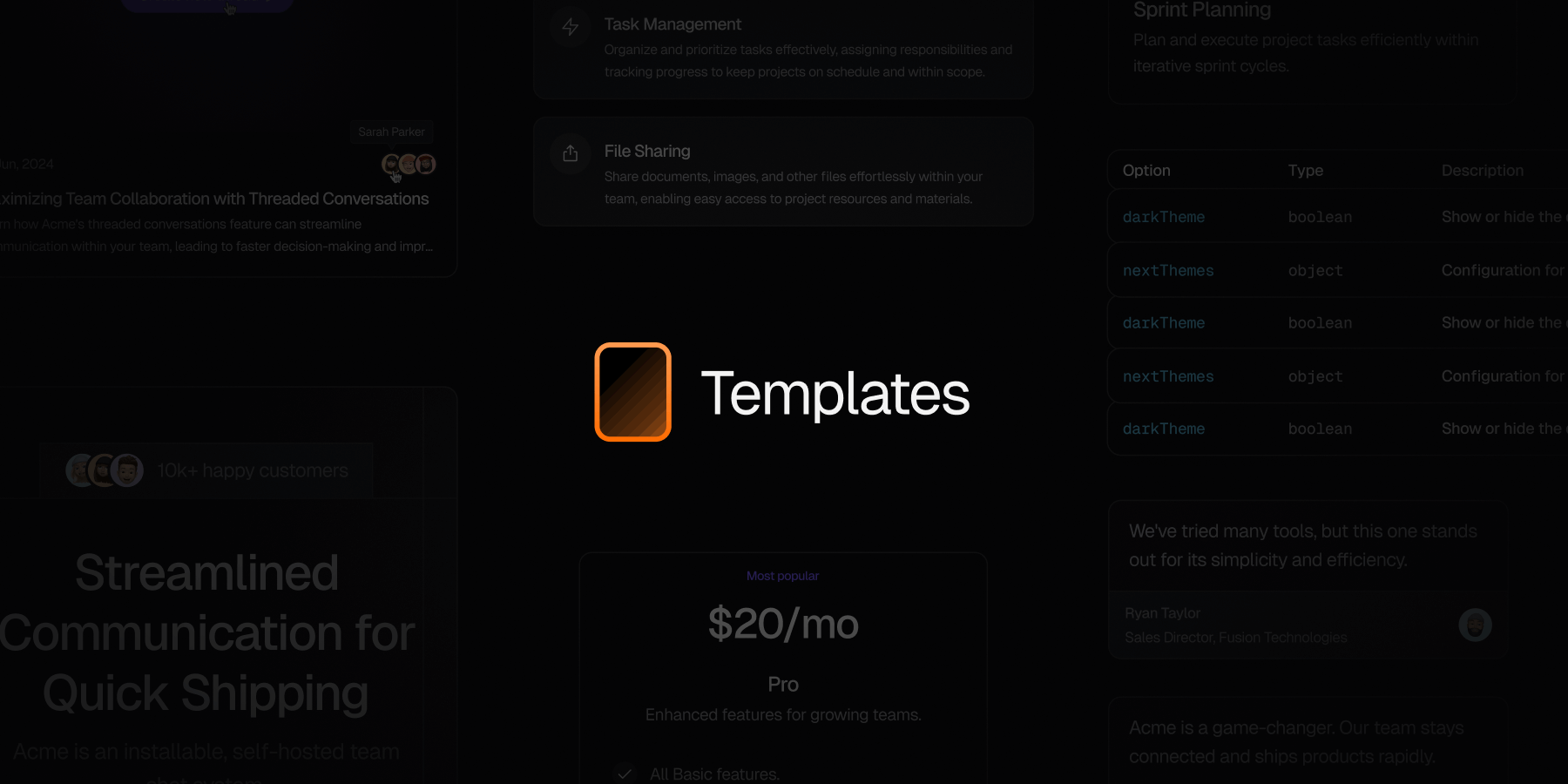 BaseHub Templates — BaseHub
