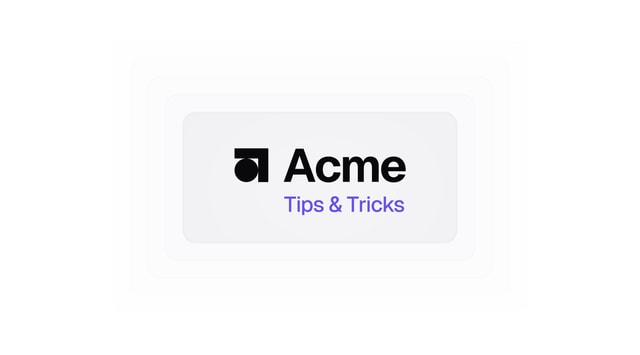 Blog — Acme Site
